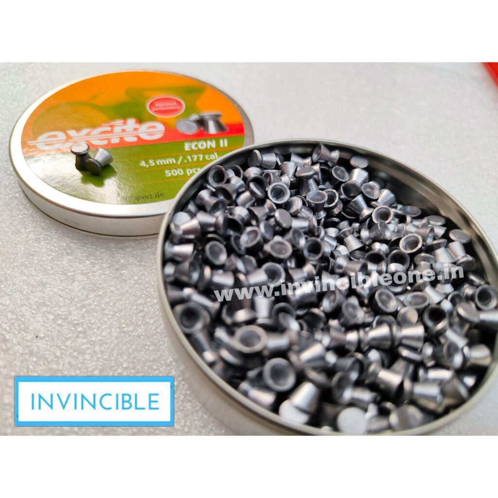 EXCITE FLAT HEAD PELLETS (ECON ||)(very accurate) - invincibleone.in