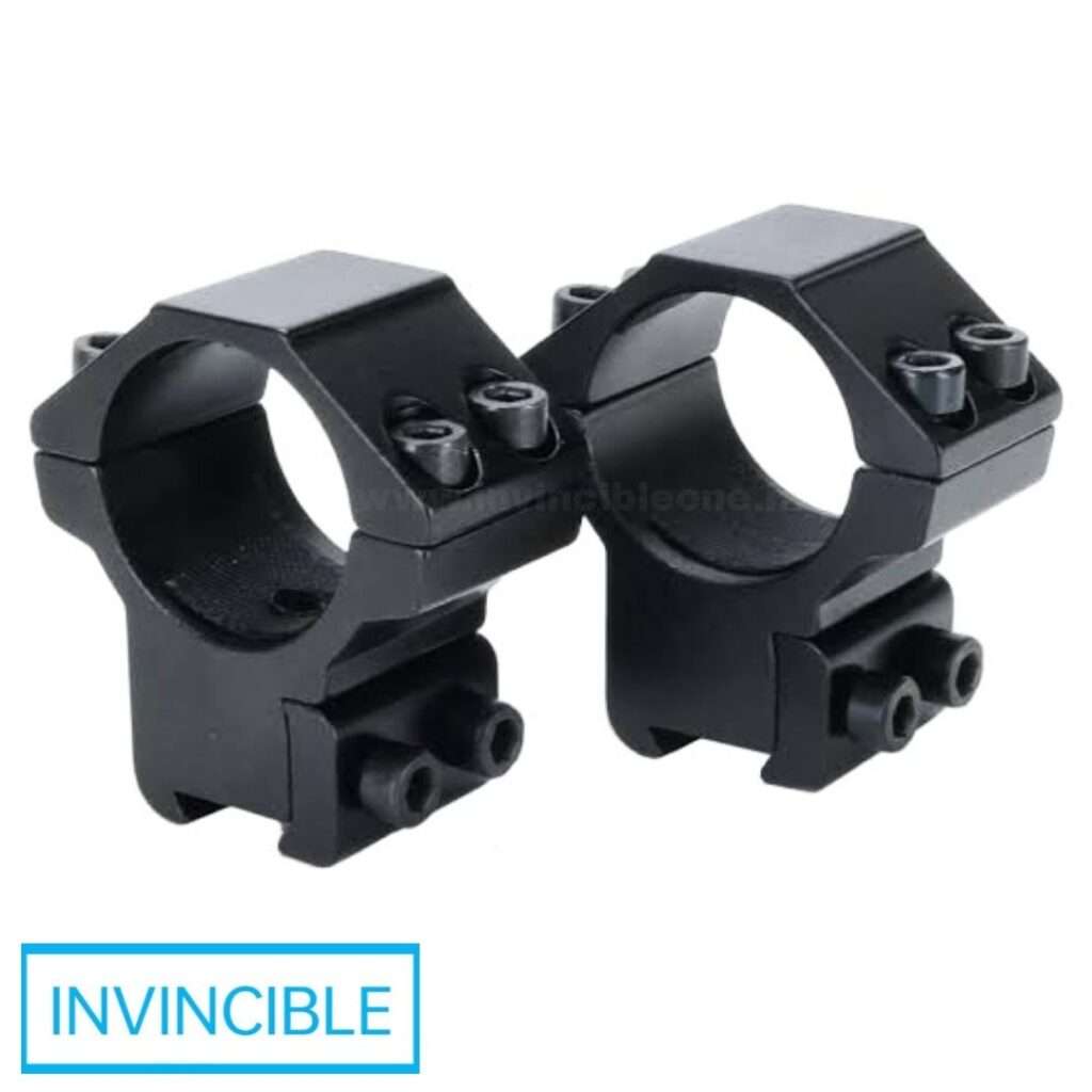30mm scope mount | 11mm rail | double screw low profile | stop pin ...
