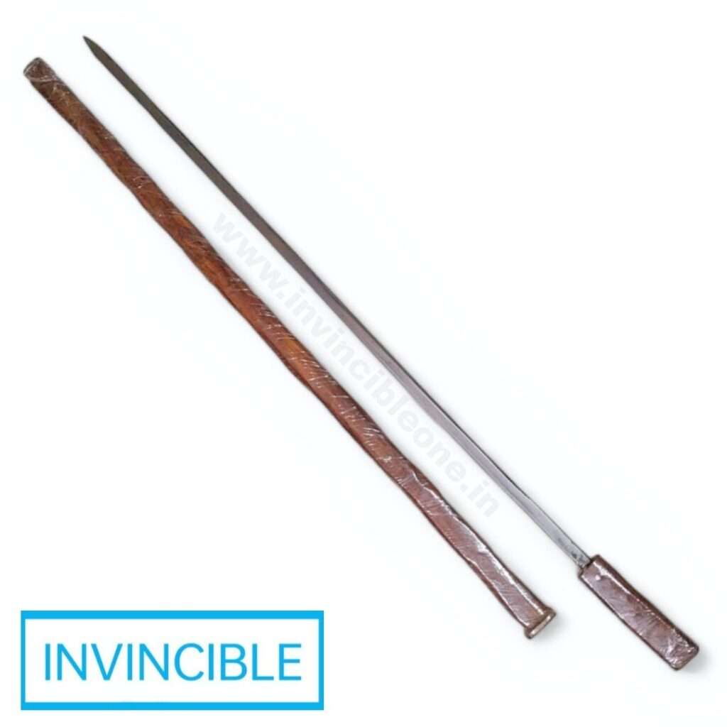 Gupti cane sword | wooden stick sword | 3 ft - invincibleone.in