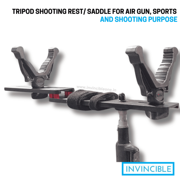 Tripod shooting rest/ saddle for air gun, sports and shooting purpose ...