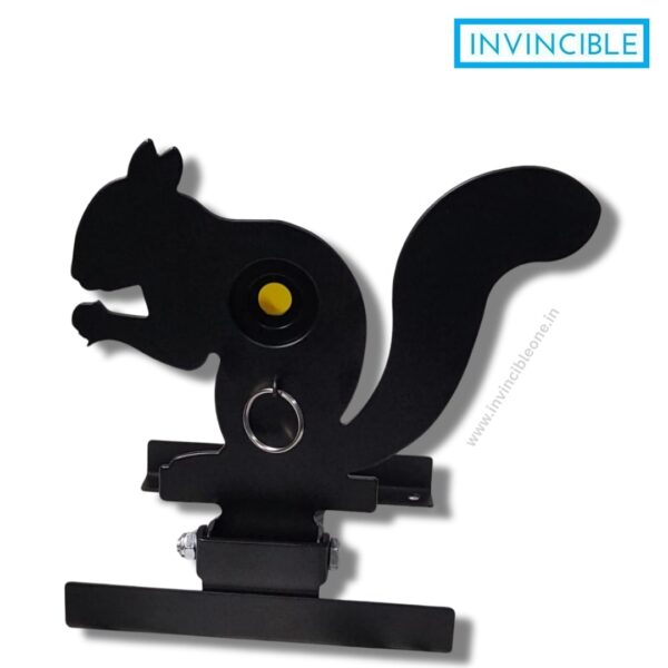 Squirrel knock down field game shooting target with cord pull to reset ...