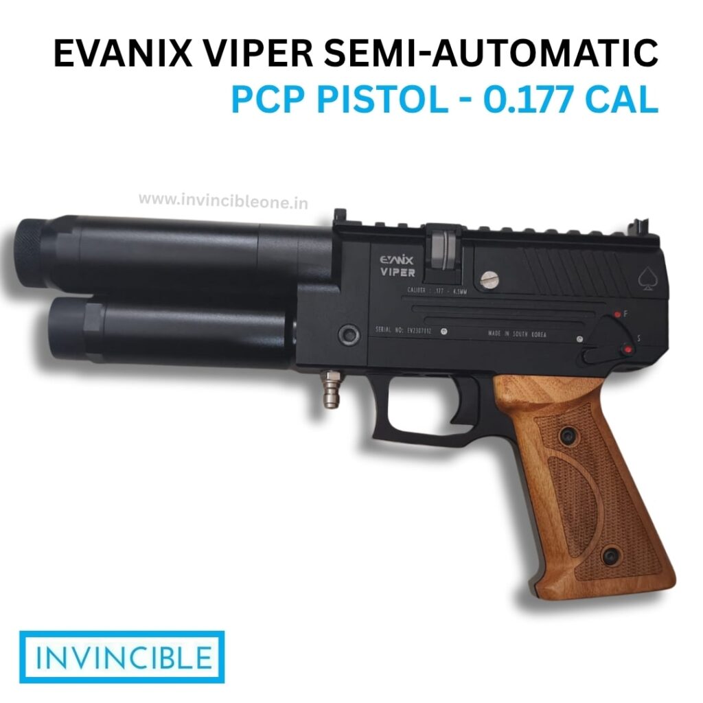 Evanix Viper Semi-Automatic PCP Air Pistol – .177 Caliber ...